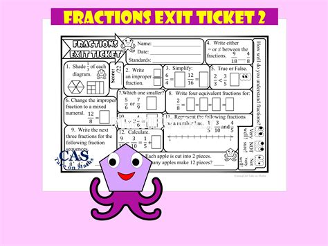 Fractions Exit Tickets Ks2 Ks3 Maths Exit Tickets Teaching Resources Fractions Exit Tickets Ks2 Ks3 Maths Exit Tickets Teaching Resources