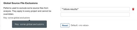 Sonarscanner Does Not Honor Sonar Global Exclusions Sonarqube Server Community Build Sonar