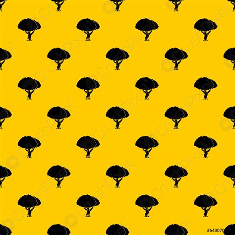 Tree Pattern Vector Stock Vector 6430703 Crushpixel