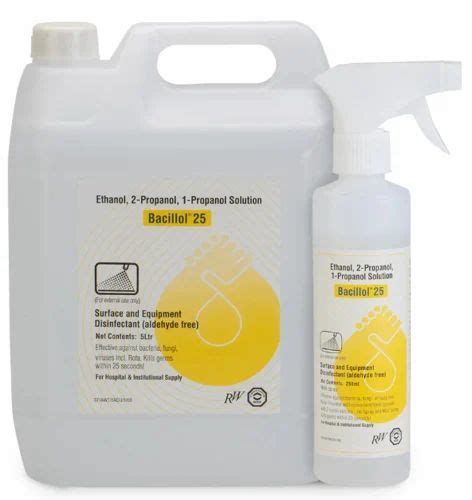 Randw Bacillol 25 Spray Packaging Type Can Packaging Size 5 Litres At