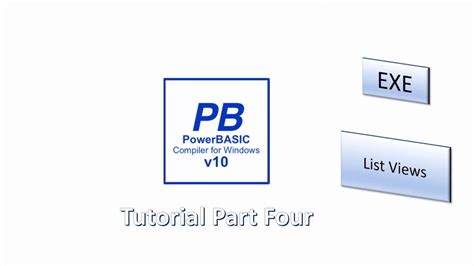 PowerBasic Windows Compiler Tutorial Part 4 List View Control YouTube