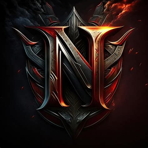 Premium Ai Image Letter N Logo