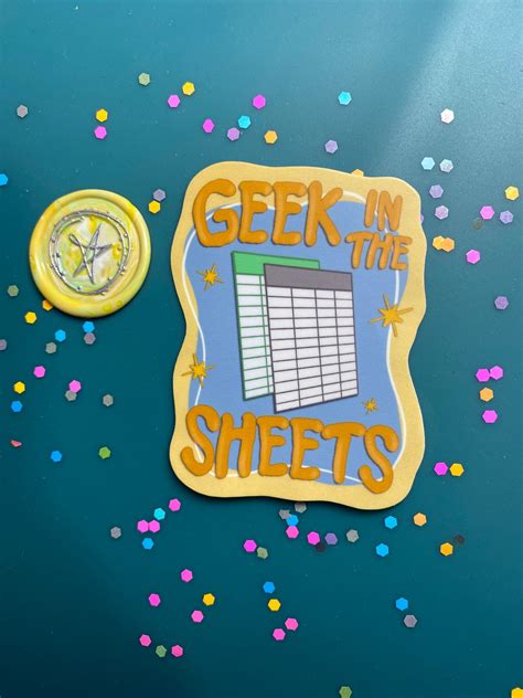 Geek In The Sheets 3” Sticker Nerdy Geeky Excel Spreadsheet Office