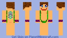 Naked Mankini Man Minecraft Skin