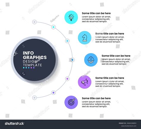 Infographic Template Icons 5 Options Steps Stock Vector Royalty Free 2444190853 Shutterstock