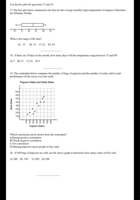 Solved Use The Box Plot For Questions And The Box Chegg Com