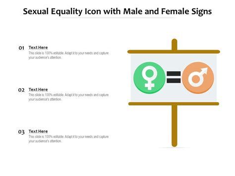 Sexual Equality Icon With Male And Female Signs Ppt PowerPoint Presentation Layouts Show PDF