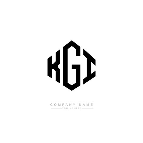 Kgi Letter Logo Design With Polygon Shape Kgi Polygon And Cube Shape Logo Design Kgi Hexagon