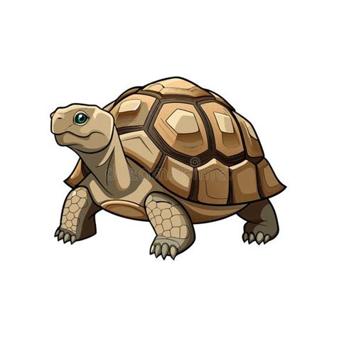 Realistic Gopher Tortoise In Its Ecosystem Stock Image Illustration Of Habitat Graphic 367148073