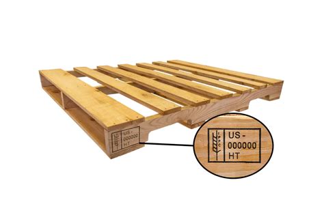 Heat Treated Wood Pallets For Export Ispm 15 Compliant Shipping
