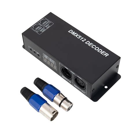 LED DMX Decoder Channel A CH Address Digital Display VDC Super Bright LEDs