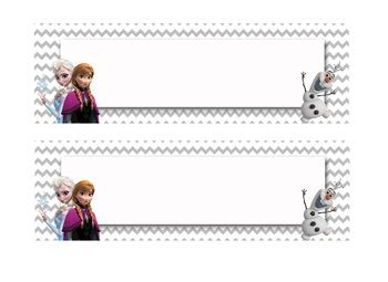 FROZEN Name Tags By Nikki S TPT Teachers Pay Teachers