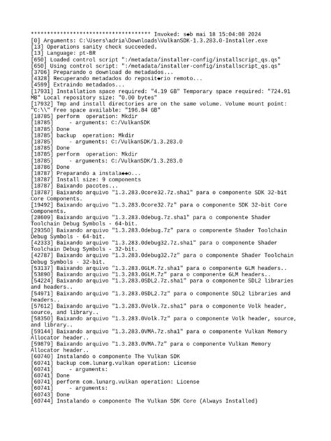 Installation Log Pdf 64 Bit Computing Computer Hardware