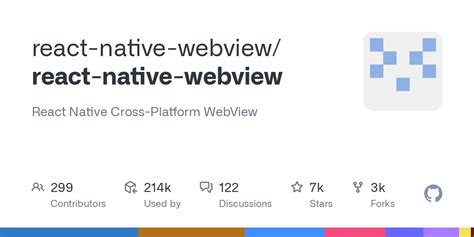 Pull Requests · React Native Webviewreact Native Webview · Github