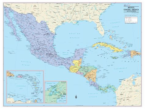 The United Staes Map Of Central America