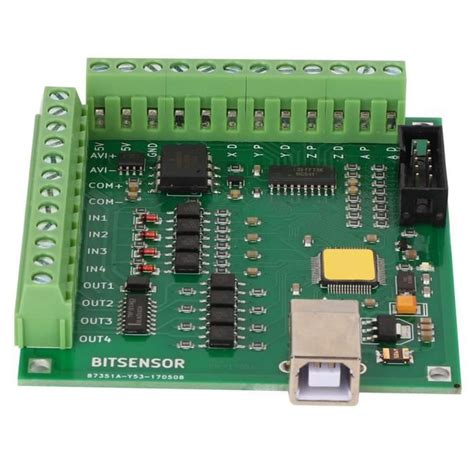 Zerone Carte contrôleur MACH3 Carte contrôleur 200KHz Mach3 pour servomoteur CNC Machine de