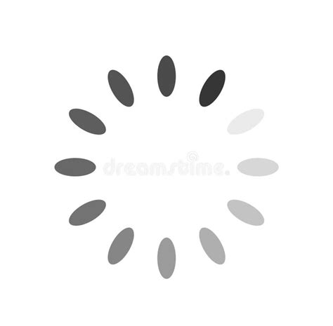 Set Of Vector Loading Icons Download Progress Collection Loading Status Stock Vector