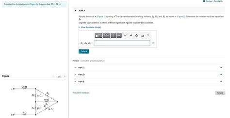 Solved A Review Constants Consider The Circuit Shown In Chegg