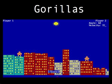 Qbasic Gorillas Images Launchbox Games Database