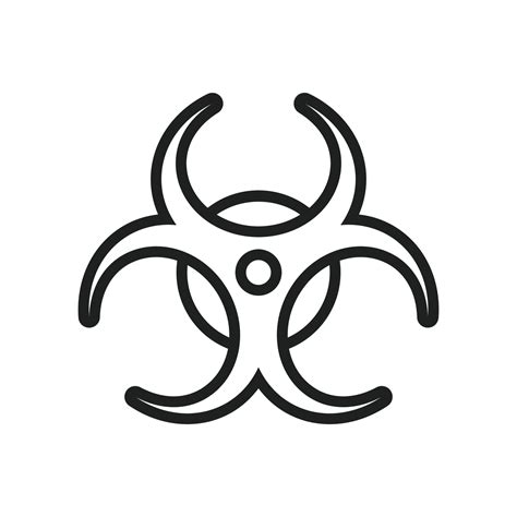 Bio Hazard Icon Vector Design Illustration 23427540 Vector Art At Vecteezy