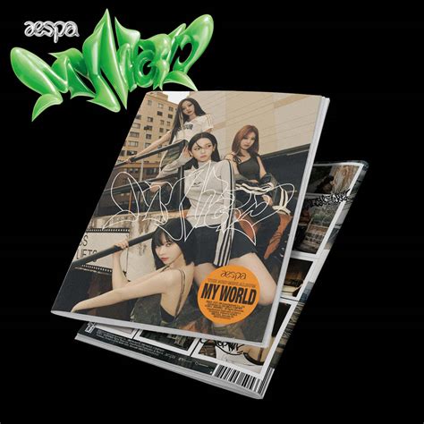 에스파 aespa 미니앨범 집 MY WORLD Tabloid ver 예스