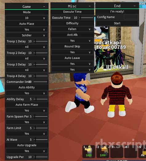 Tower Defense Simulator AUTO PLACE AUTO FARM Scripts RbxScript