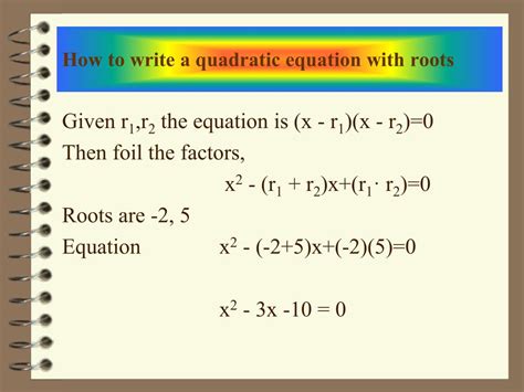 PPT Solving Quadratic Equation By Graphing And Factoring PowerPoint Presentation ID