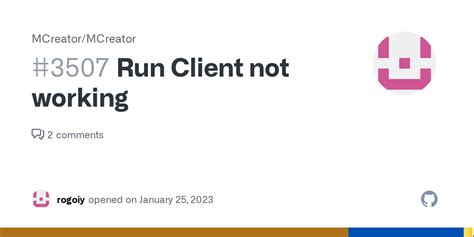 Run Client Not Working Issue 3507 MCreator MCreator GitHub