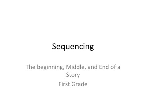 Sequencing Ppt
