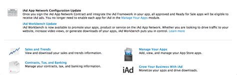 App Store Connect Set Up Iad Network Button Doesnt Appear On