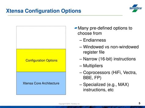 PPT Xtensa C And C Compiler Ding Kai Chen Tensilica Inc Dkchen Tensilica PowerPoint