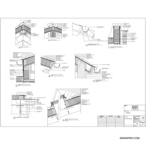 Roofing And Associated Flashings Shop Drawings
