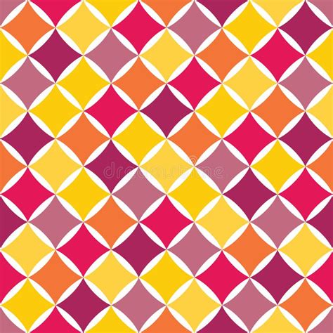 Vector Modern Seamless Colorful Geometry Pattern Color Abstract Stock