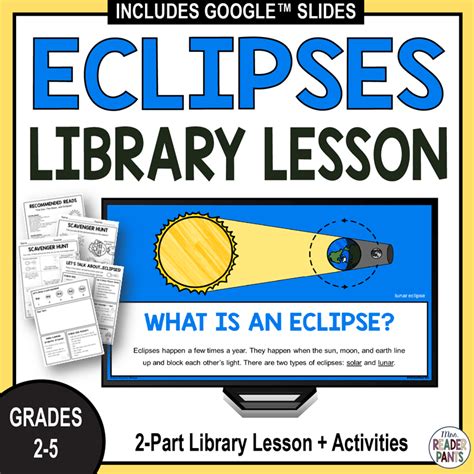 Eclipse Library Lesson Solar And Lunar Eclipses Mrsreaderpants