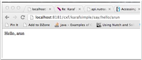 Building Cxf Rest Service In Osgi For Karaf