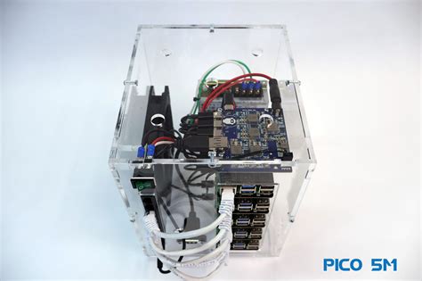 Pico 5m Raspberry 5 Pi5 Cluster 8gb Picocluster Desktop Datacenter Picocluster Llc