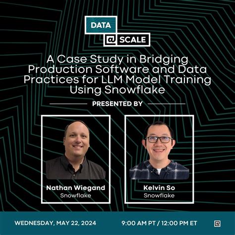 scale on linkedin join us for data scale on may 22 where nathan wiegand and kelvin so…