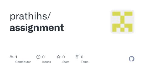 GitHub Prathihs Assignment