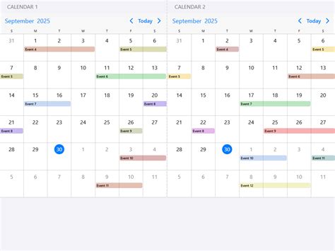 React Event Calendar Drag And Drop Between Calendars Example Mobiscroll
