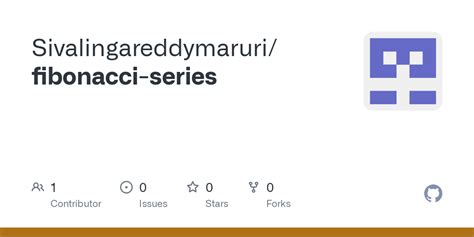 Github Sivalingareddymarurifibonacci Series