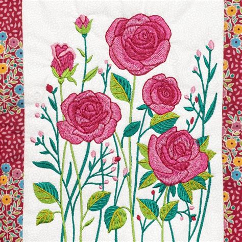 Dessous De Plats Floraux Créatrices Broderie Machine
