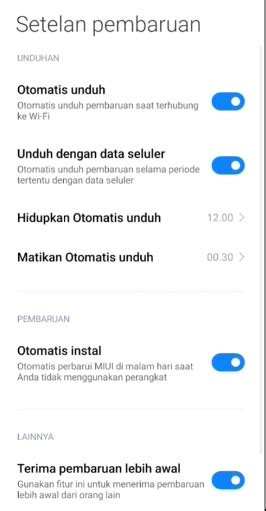Cara Update Xiaomi Security Dan MIUI Secara Otomatis ITPOIN