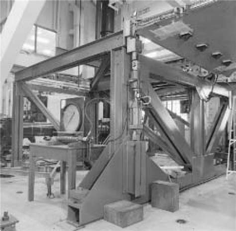 wing test rig dummy fuselage showing two of four attachment locations