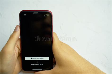 Sign In With Apple Button Editorial Photography Image Of Login 162296667