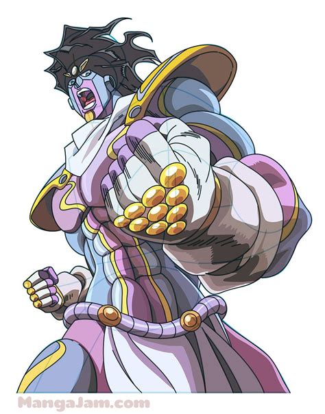How To Draw Star Platinum From Jojo Bizarre Jojo Bizarre Jojo Stands