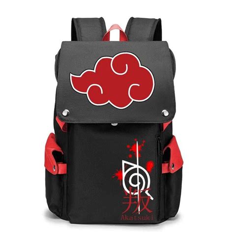 Naruto Backpack Uzumaki Naruto Uchiha Sasuke Cosplay Oxford School Bag