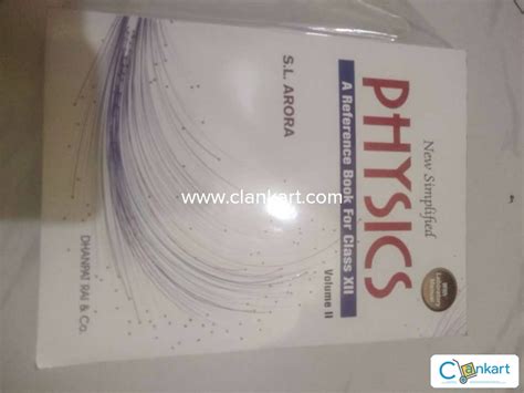 Buy Sl Arora Class 12 Physics Book In Excellent Condition At