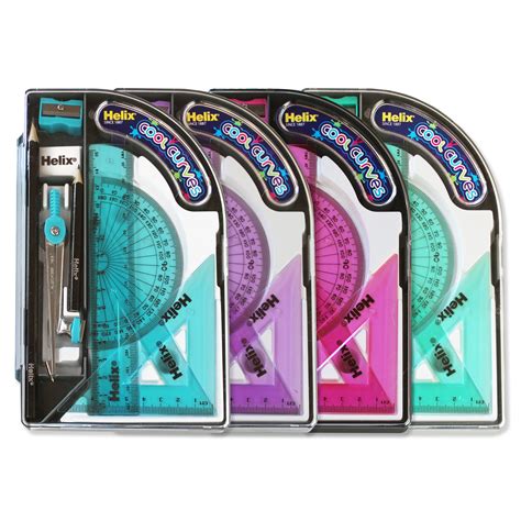 Helix Cool Curves Maths Geometry Exam Set 9 Piece Assorted Etsy