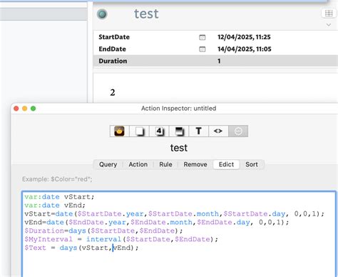 Calculating Days Between Startdate And Enddate Q And A Getting