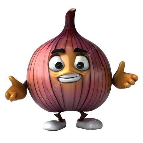 Karakter Bawang Lucu 3d Bawang Ai Bawang Psd Bawang Lucu PNG